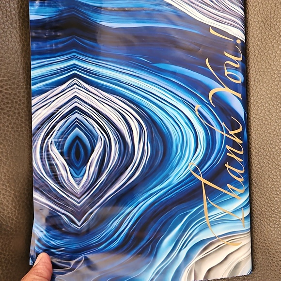 Office | 25 Blue Ocean Wave Poly Mailers | Poshmark